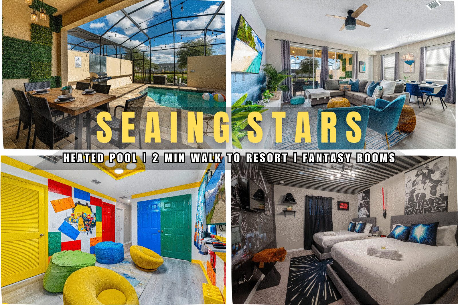 Solara Resort townhome 5BD/4BA Peppa's Yellow Submarine